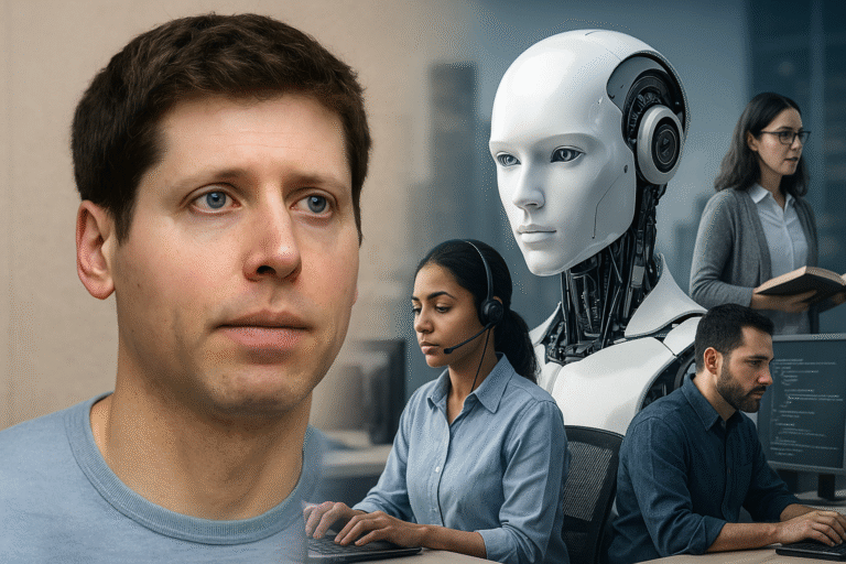 Sam Altman’s Big Reveal on AI and Jobs - aijano.in